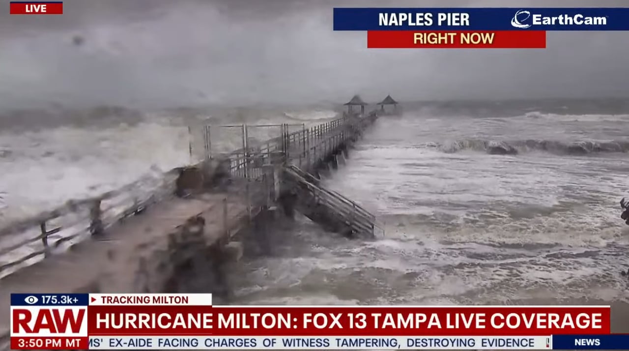 Hurricane Milton causes devastating floods in Tampa, Florida Hurricane Milton causes devastating floods in Tampa, Florida